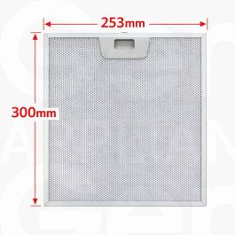 4268960 Blanco Rangehood Filter 300 X 253mm - from Genuine Appliance Parts